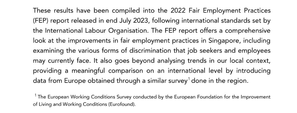 Article: Report on Fair Employment Practices
